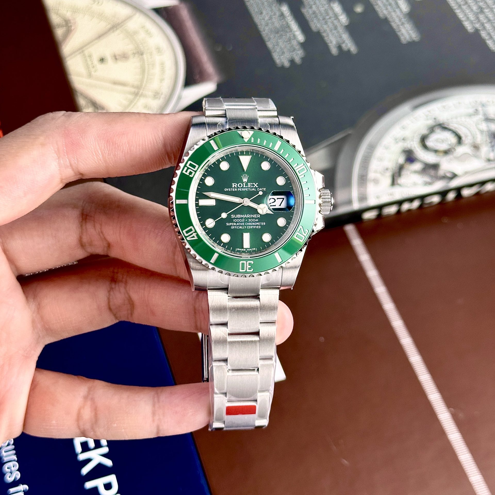 Introducing the Rolex Submariner Replica Watch Green Dial - Min Luxury